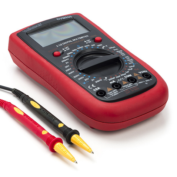 Digitale multimeter | Velleman (CAT. III 600 V / CAT IV 300 V) Velleman Kabelshop.nl